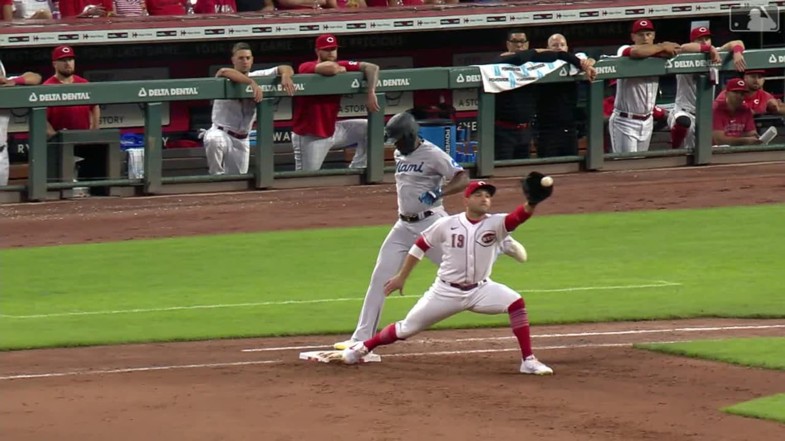 Jorge Soler reaches base safely after a review | 08/07/2023 ...
