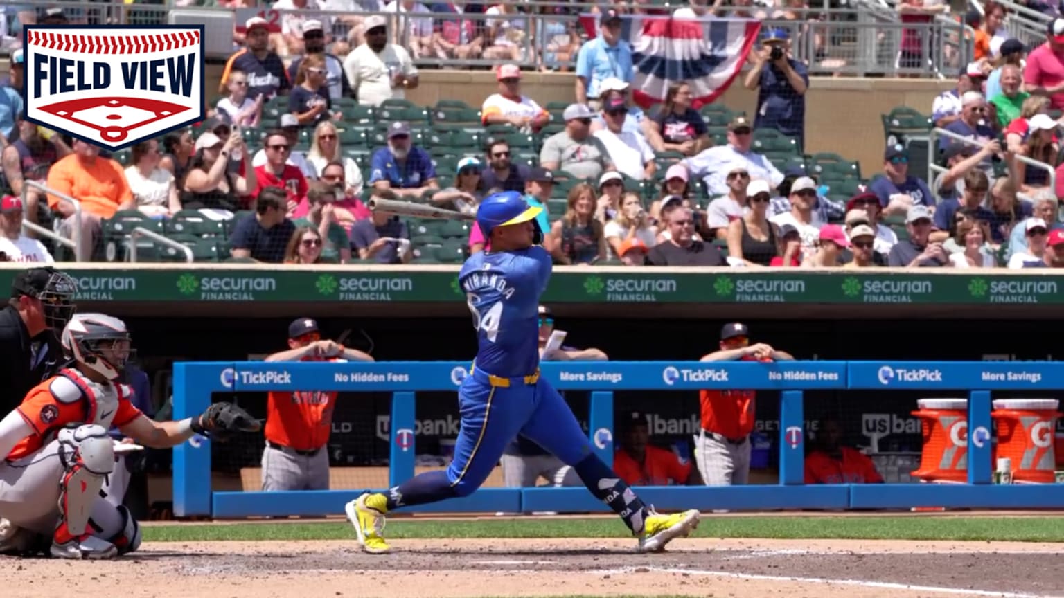 Field View: Jose Miranda's record-breaking hit | 07/06/2024 | Minnesota ...