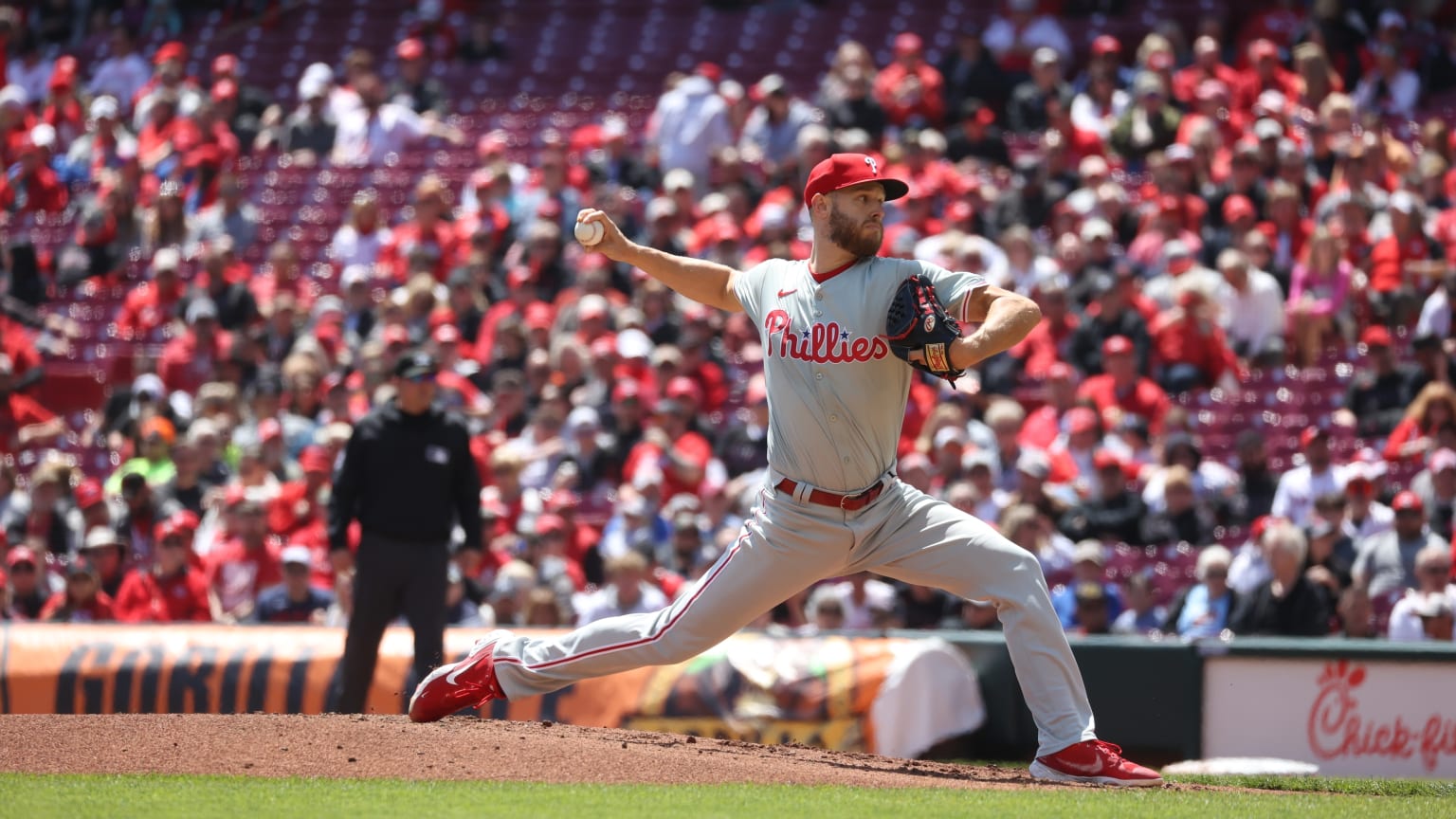 Zack Wheeler K's Luke Maile | 04/25/2024 | Philadelphia Phillies