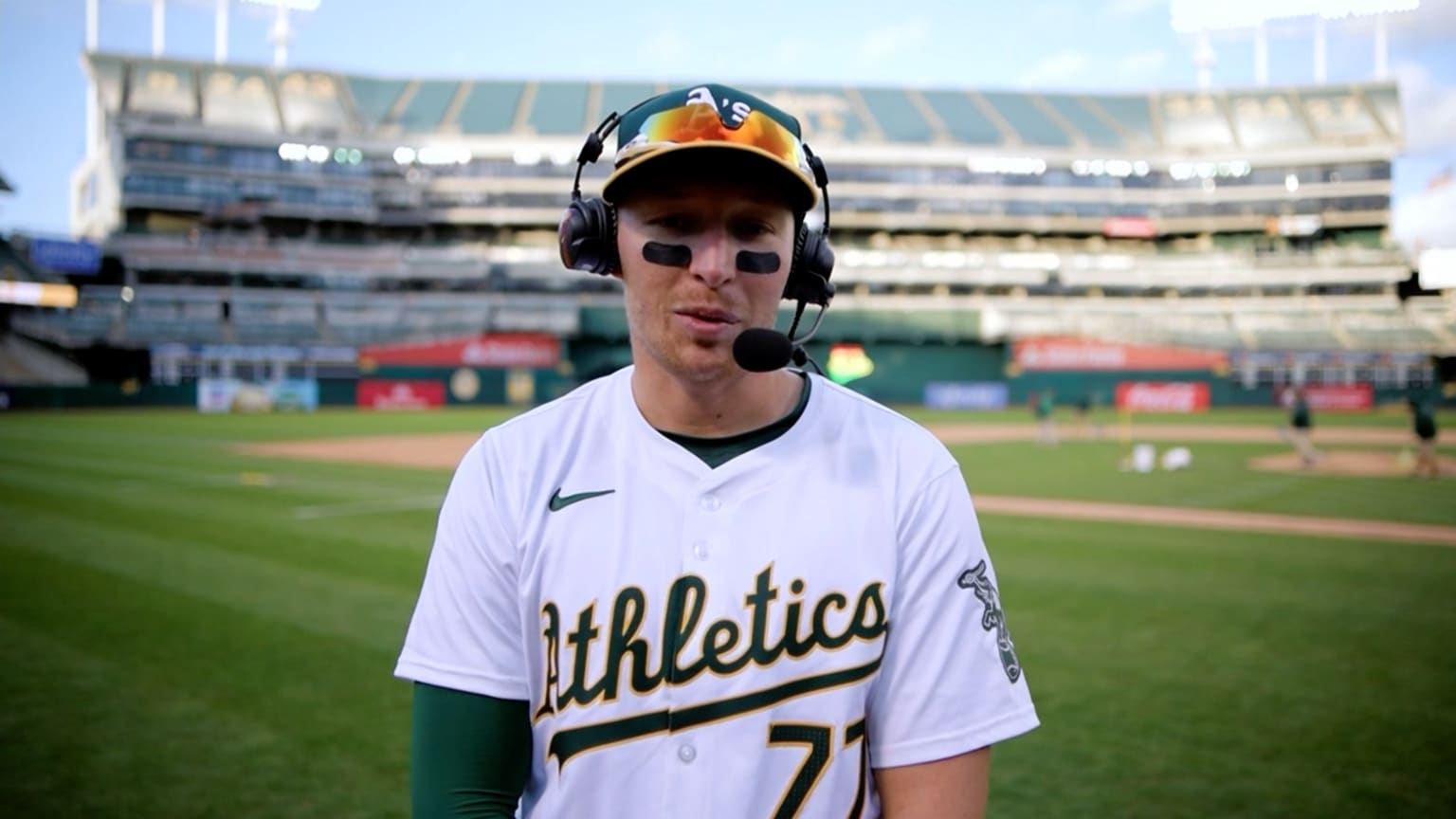 Brett Harris on hitting two homers, joining the A's | 05/04/2024 ...