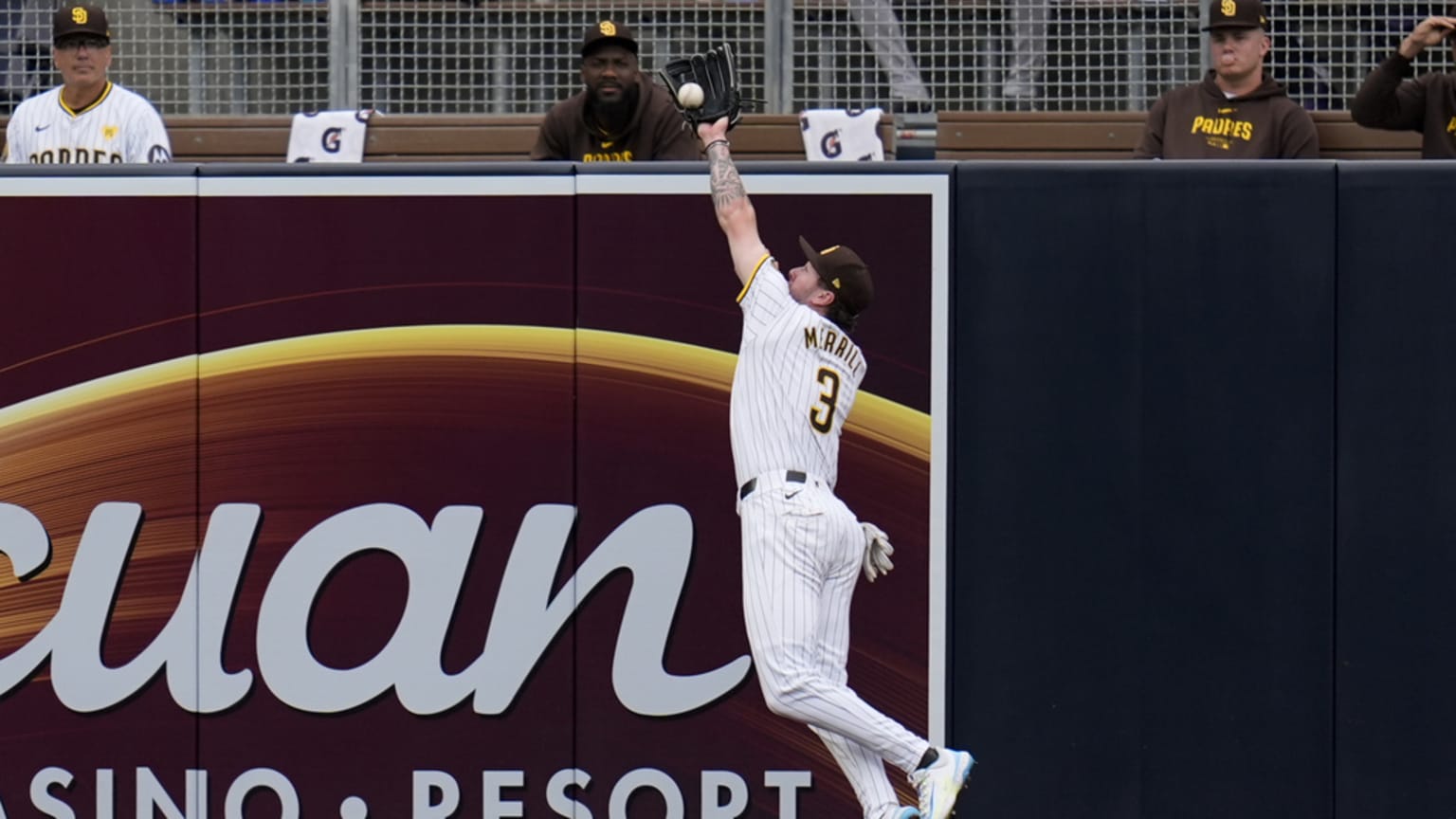 Jackson Merrill's leaping catch in center field | 05/15/2024 | San ...