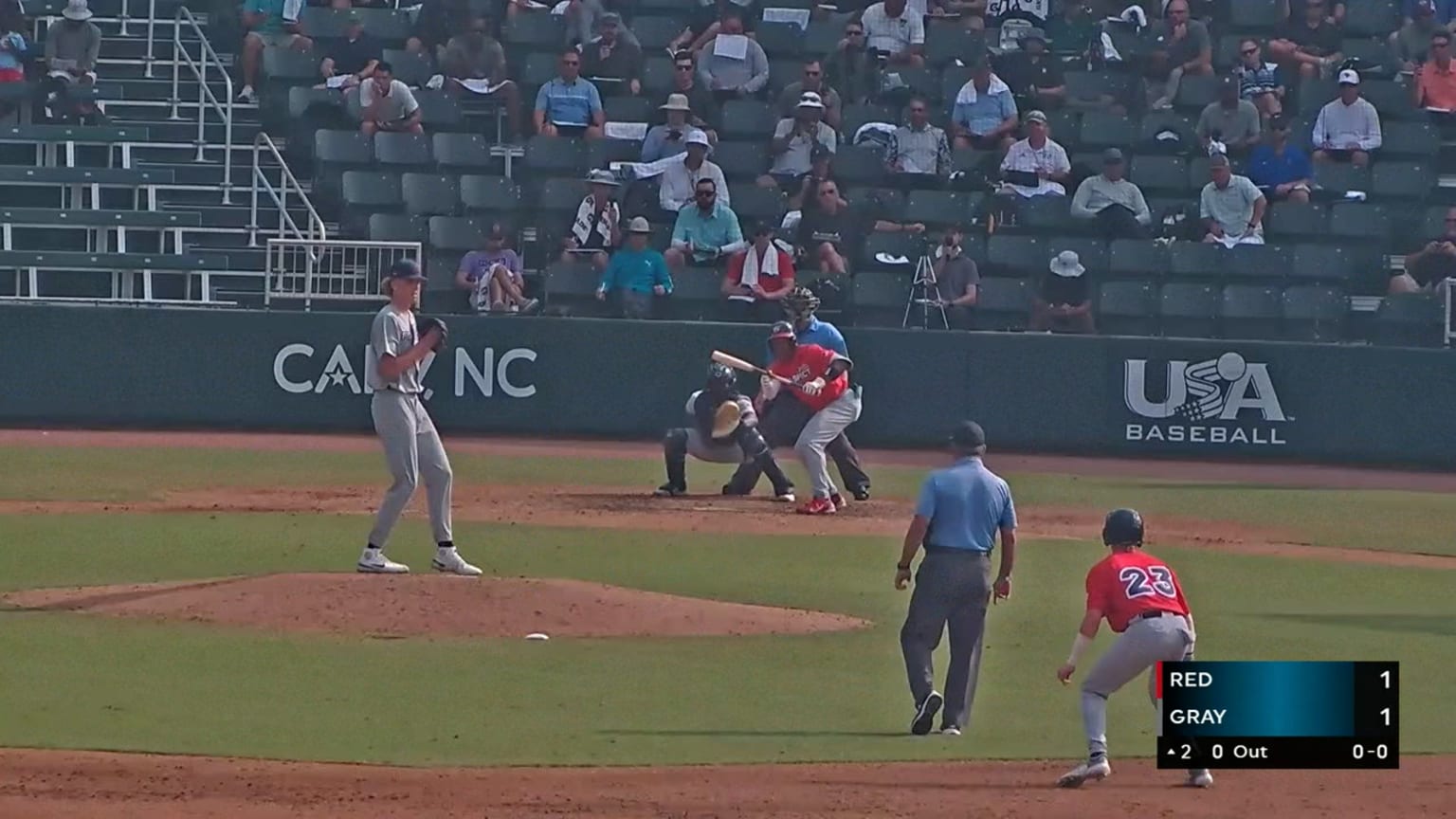 Team Gray catches bunt in air and turns a triple play | 06/30/2023 ...
