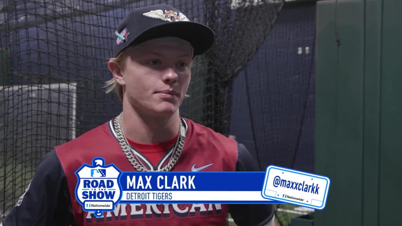 Max Clark at the Futures Game | 07/26/2024 | Detroit Tigers