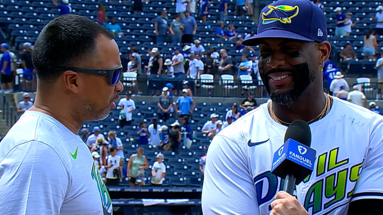 Yandy Díaz on two homers in 4-0 win | 08/02/2025 | Tampa Bay Rays