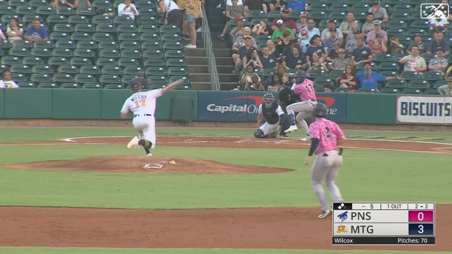 Cole Wilcox records his eighth whiff of the game | 06/29/2023 | Tampa ...