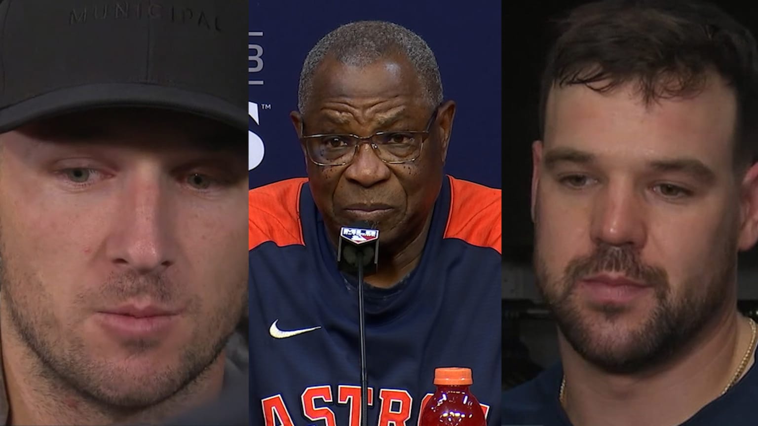 Members of the Astros discuss the team's Game 2 loss | 10/08/2023 ...
