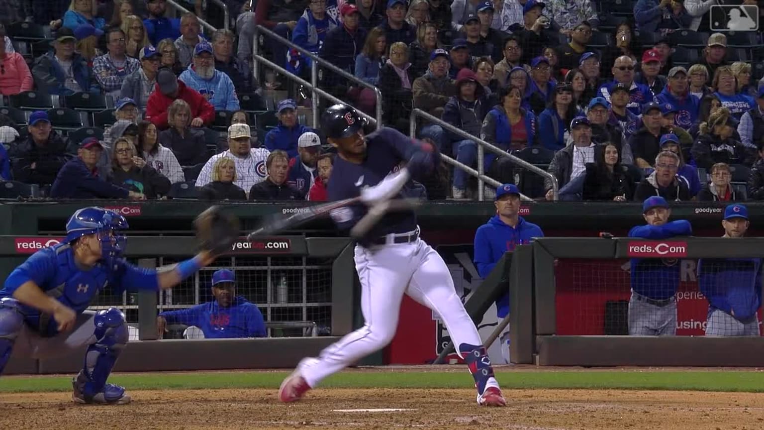 Gabriel Arias is removed from the game after a HBP | 03/24/2023 ...