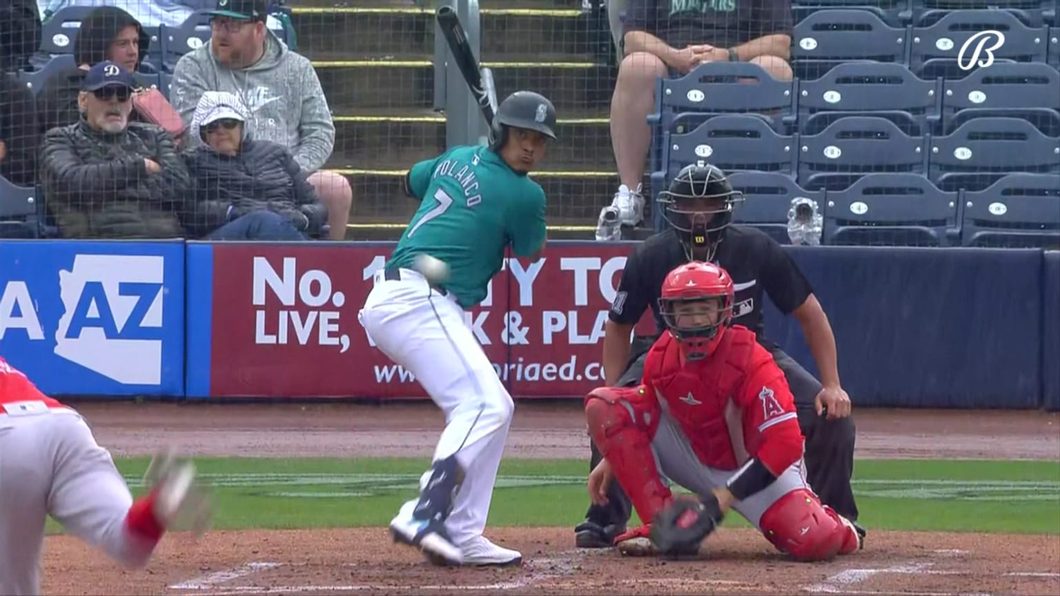 Jorge Polanco hits an RBI single to center field | 03/07/2024 | Seattle ...