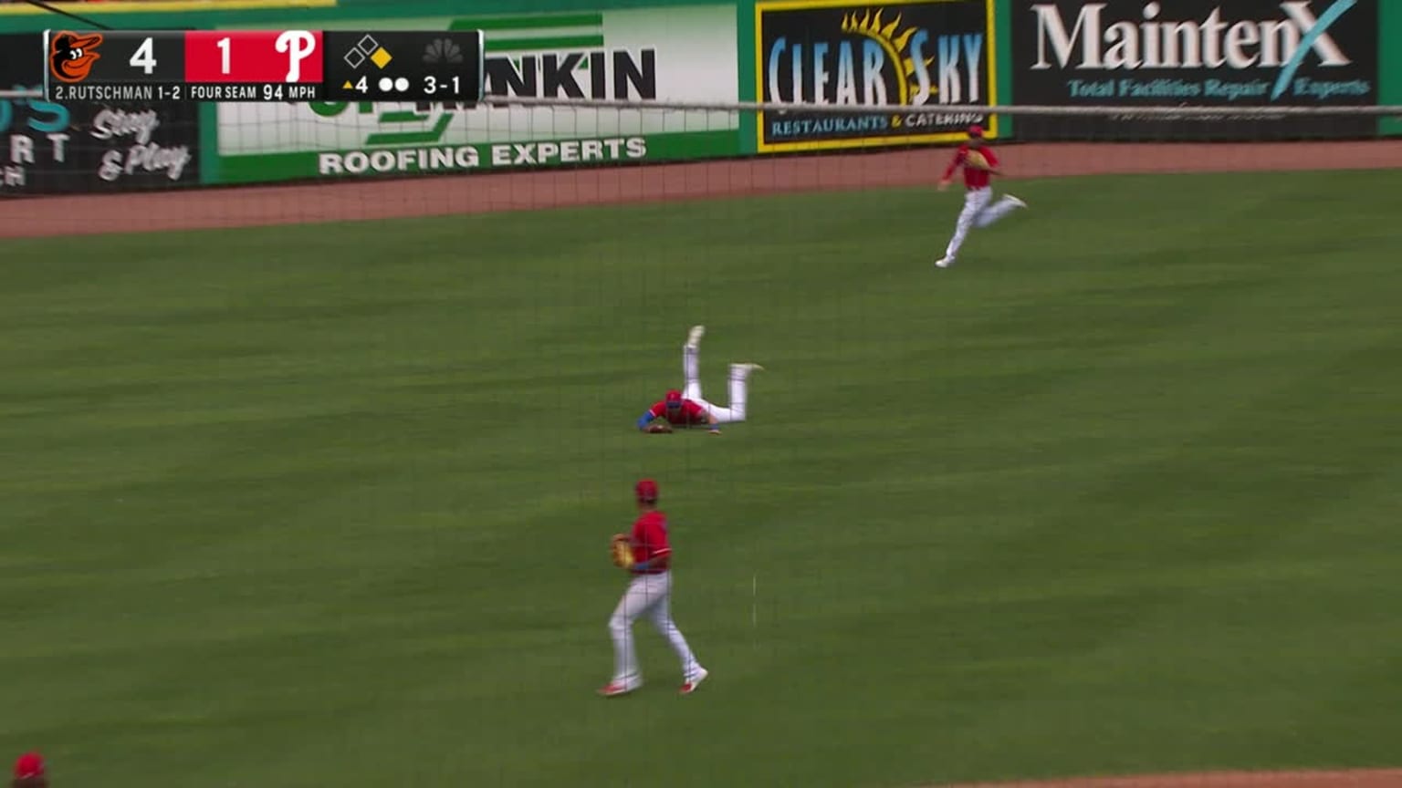 Jake Cave makes an impressive catch in left field | 03/09/2023 ...