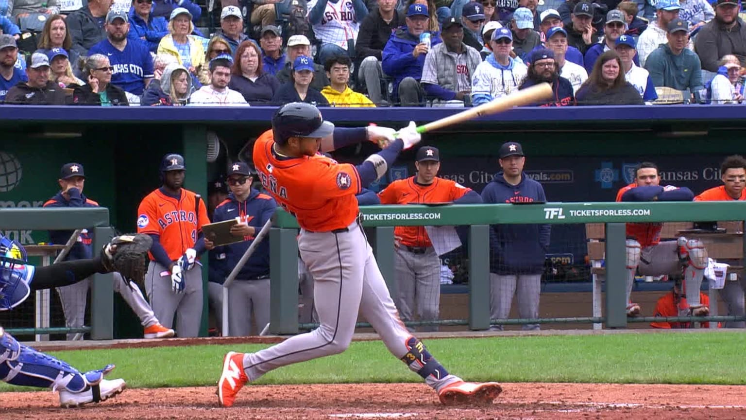 Jeremy Peña's two-run double | 04/27/2025 | Houston Astros