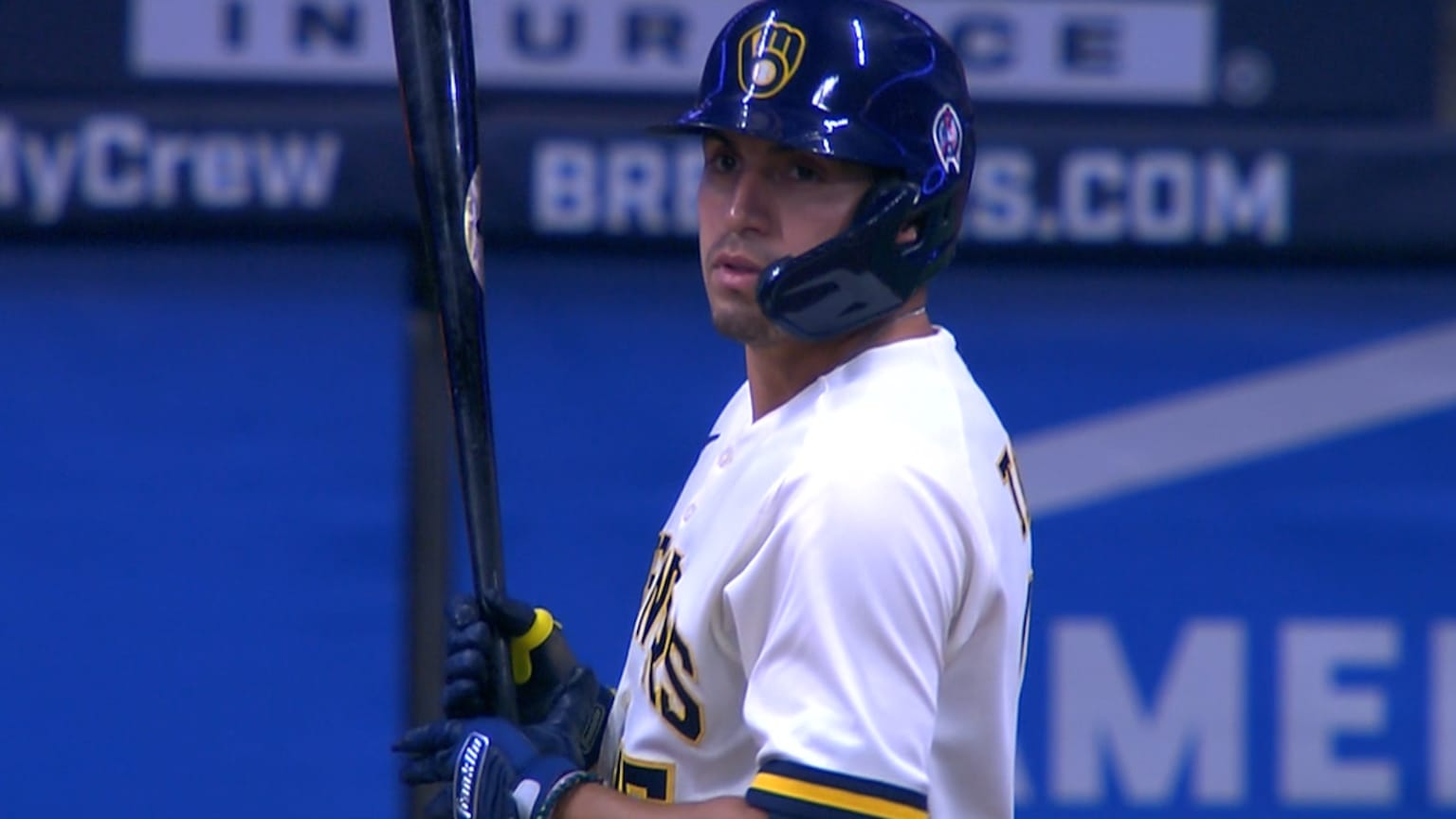 Tyrone Taylor lines an RBI single to center field | 09/11/2023 ...