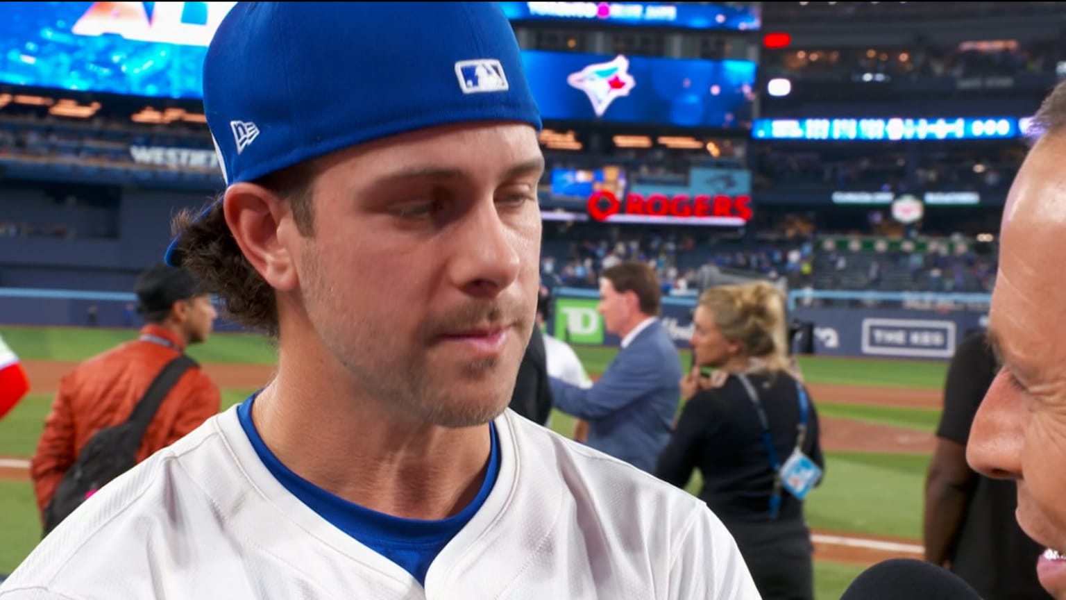 Ernie Clement recaps ALCS Game 6 win | 10/19/2025 | MLB.com