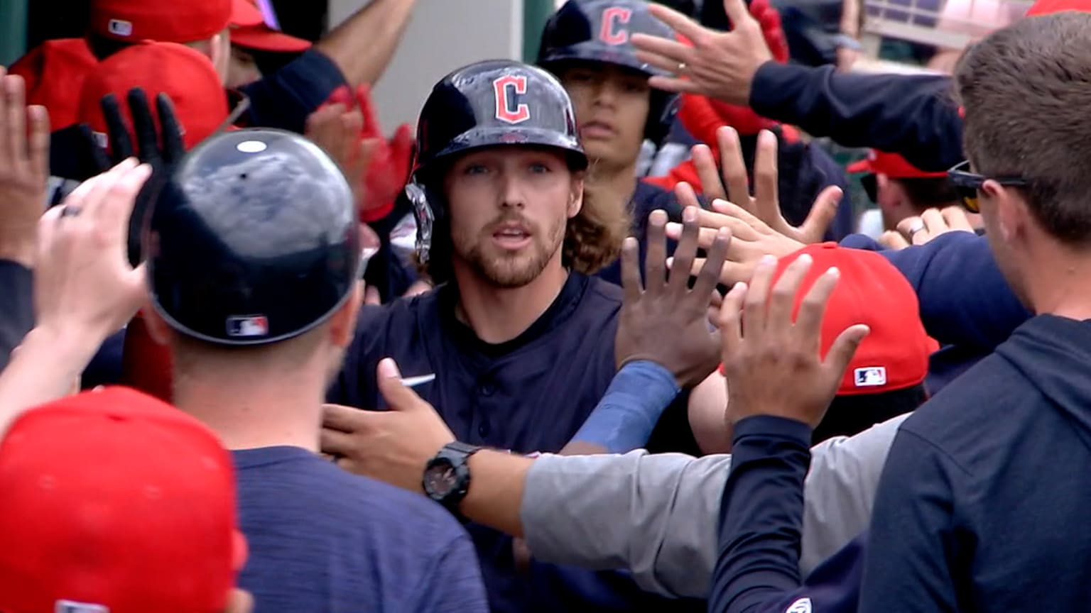 Daniel Schneemann's two-run home run | 03/24/2024 | Cleveland Guardians