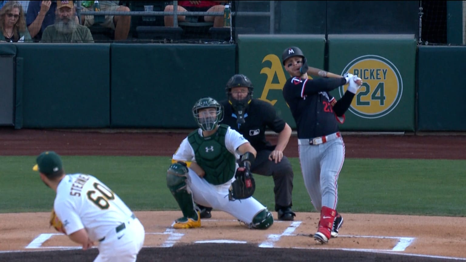 Ryan Jeffers la bota por el jardín central | 04/06/2025 | Los Twins de ...