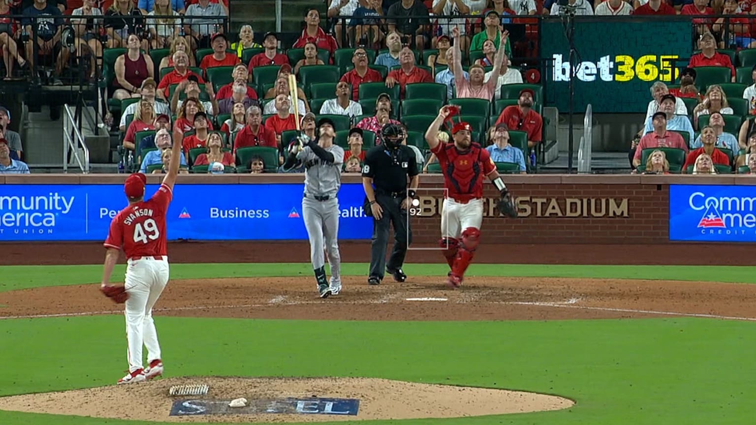 Matt Svanson escapes a jam in the 9th | 08/15/2025 | St. Louis Cardinals