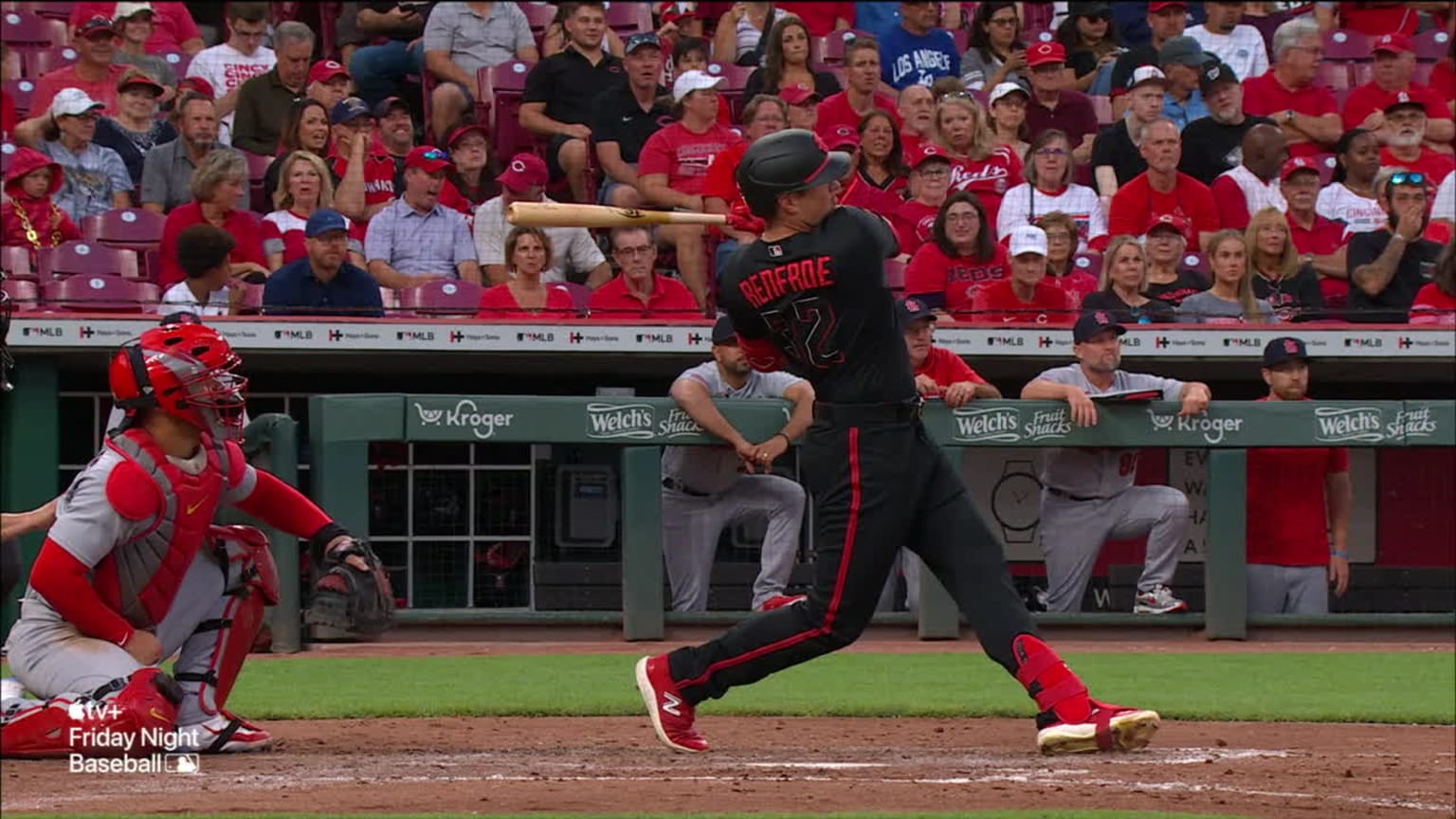 Hunter Renfroe drills his first homer with the Reds | 09/08/2023 ...