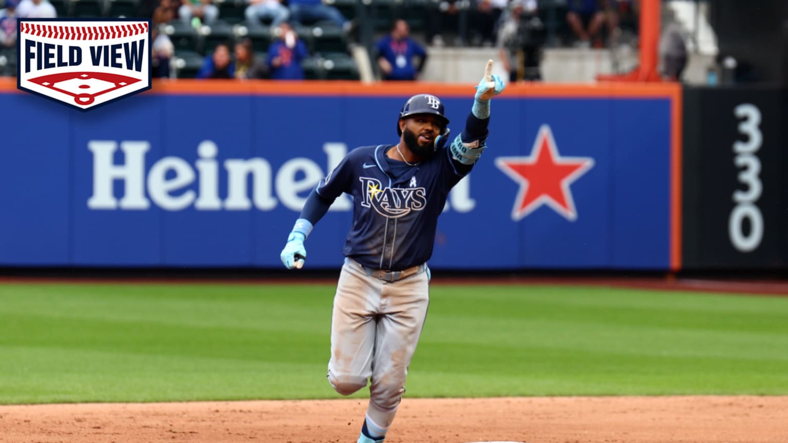 Field View: Junior Caminero's three-run home run | 06/15/2025 | Tampa Bay Rays