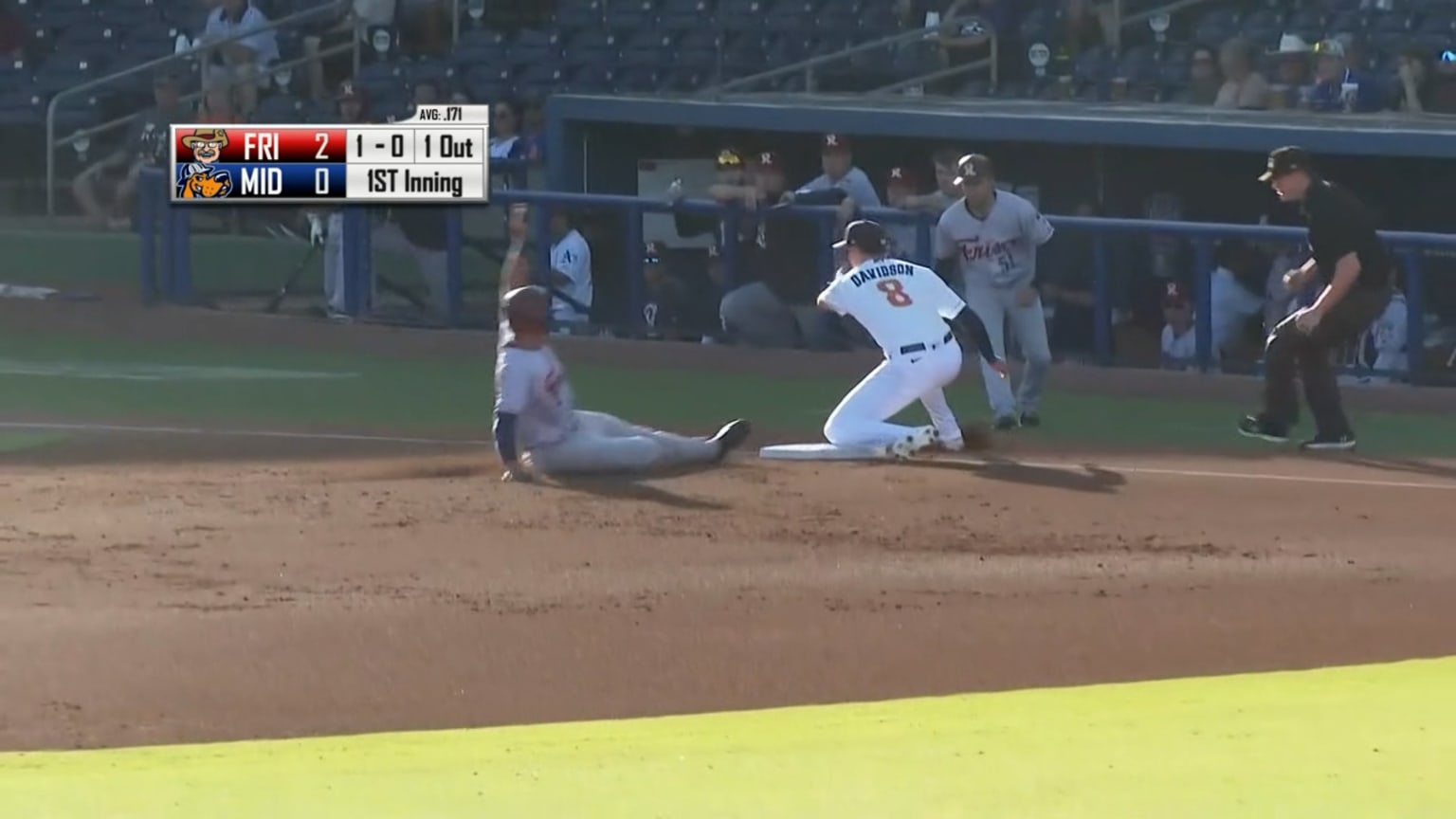 Dustin Harris singles and steals the next three bases | 05/05/2023 ...