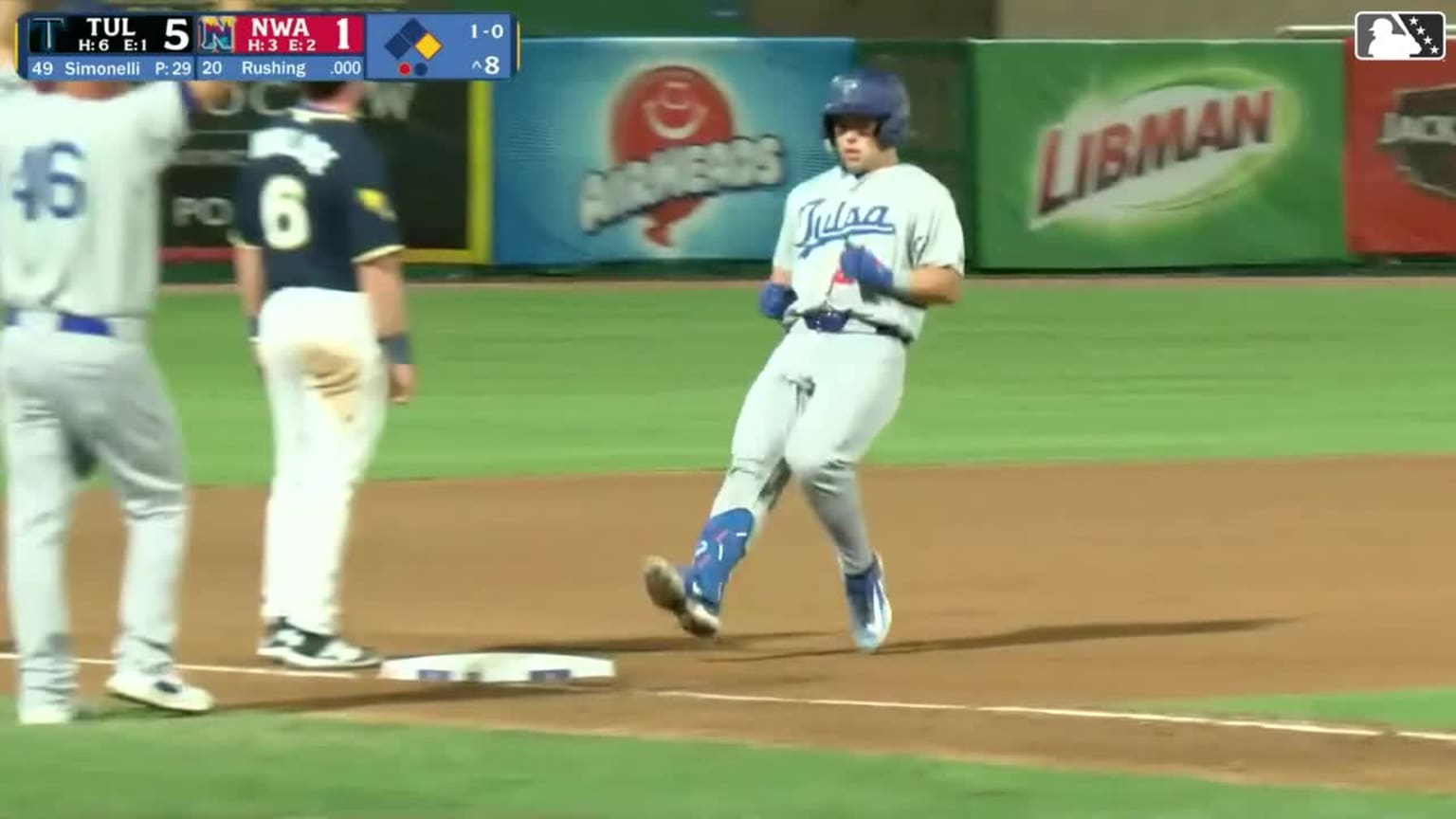 Dalton Rushing legs out an RBI triple | 04/06/2024 | Los Angeles Dodgers