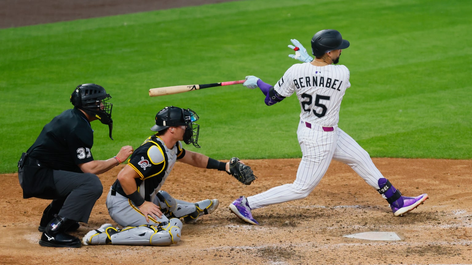 Warming Bernabel's RBI single | 08/02/2025 | Colorado Rockies