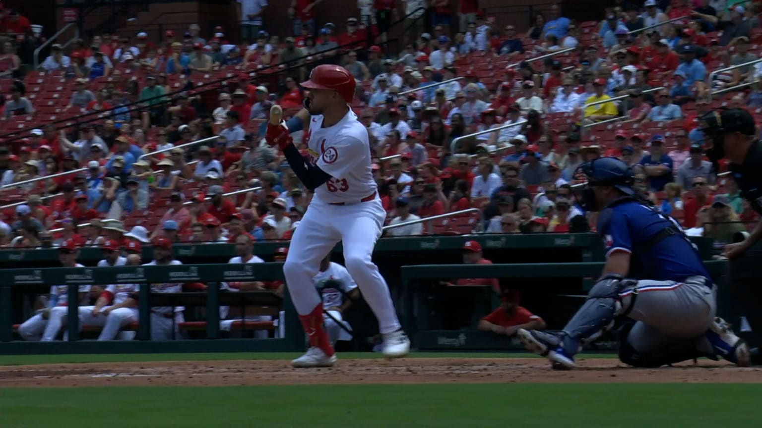 Michael Siani's RBI sac bunt | 07/31/2024 | St. Louis Cardinals