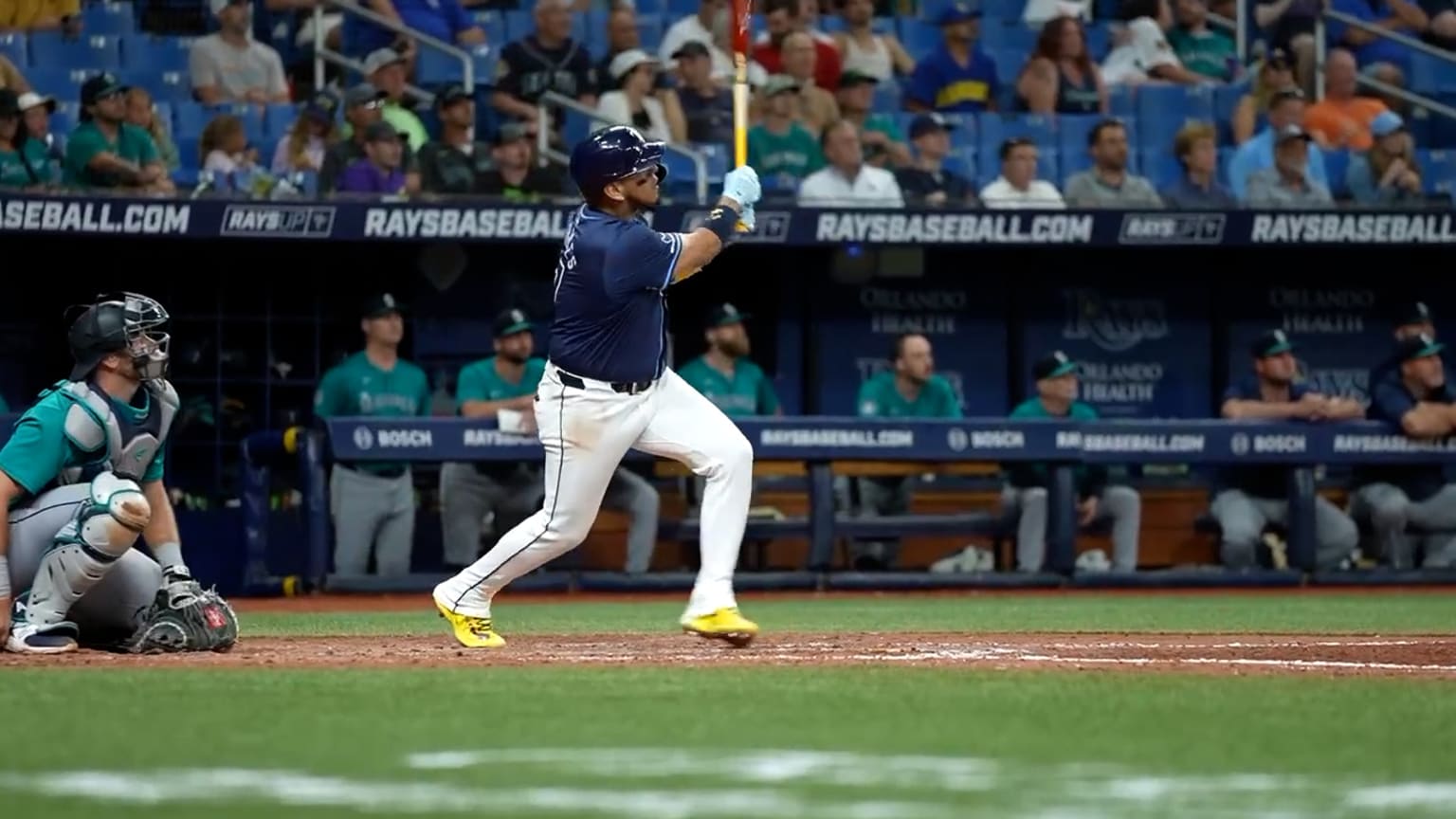 Field View: Isaac Paredes' two-run home run | 06/25/2024 | Tampa Bay Rays