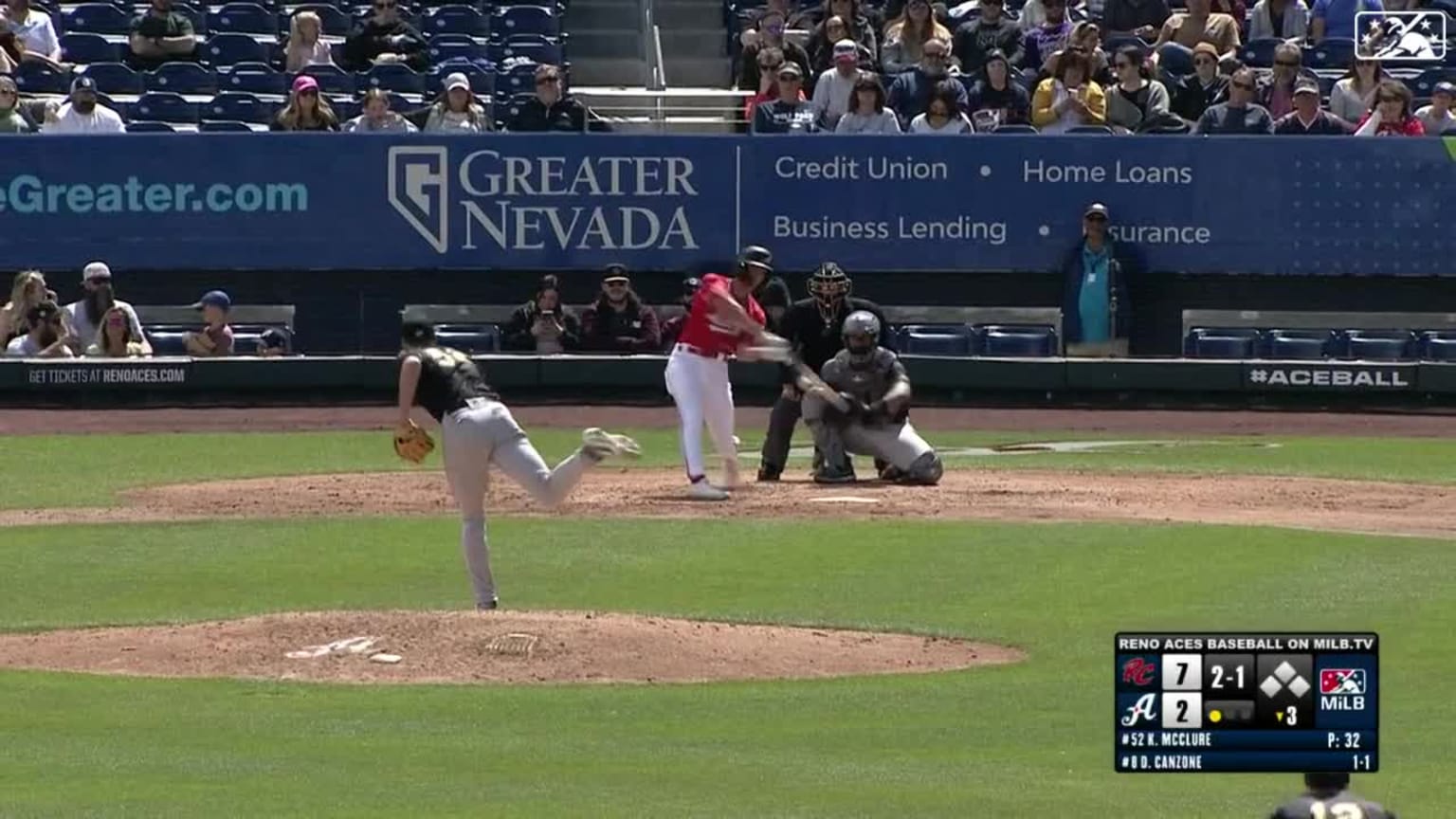 Dominic Canzone hits solo homer for Triple-A Reno | 04/16/2023 | MLB.com