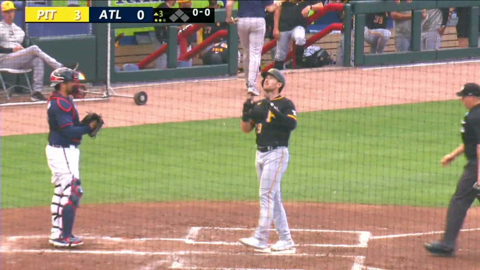 Billy McKinney's solo homer to right field | 03/16/2024 | Pittsburgh ...
