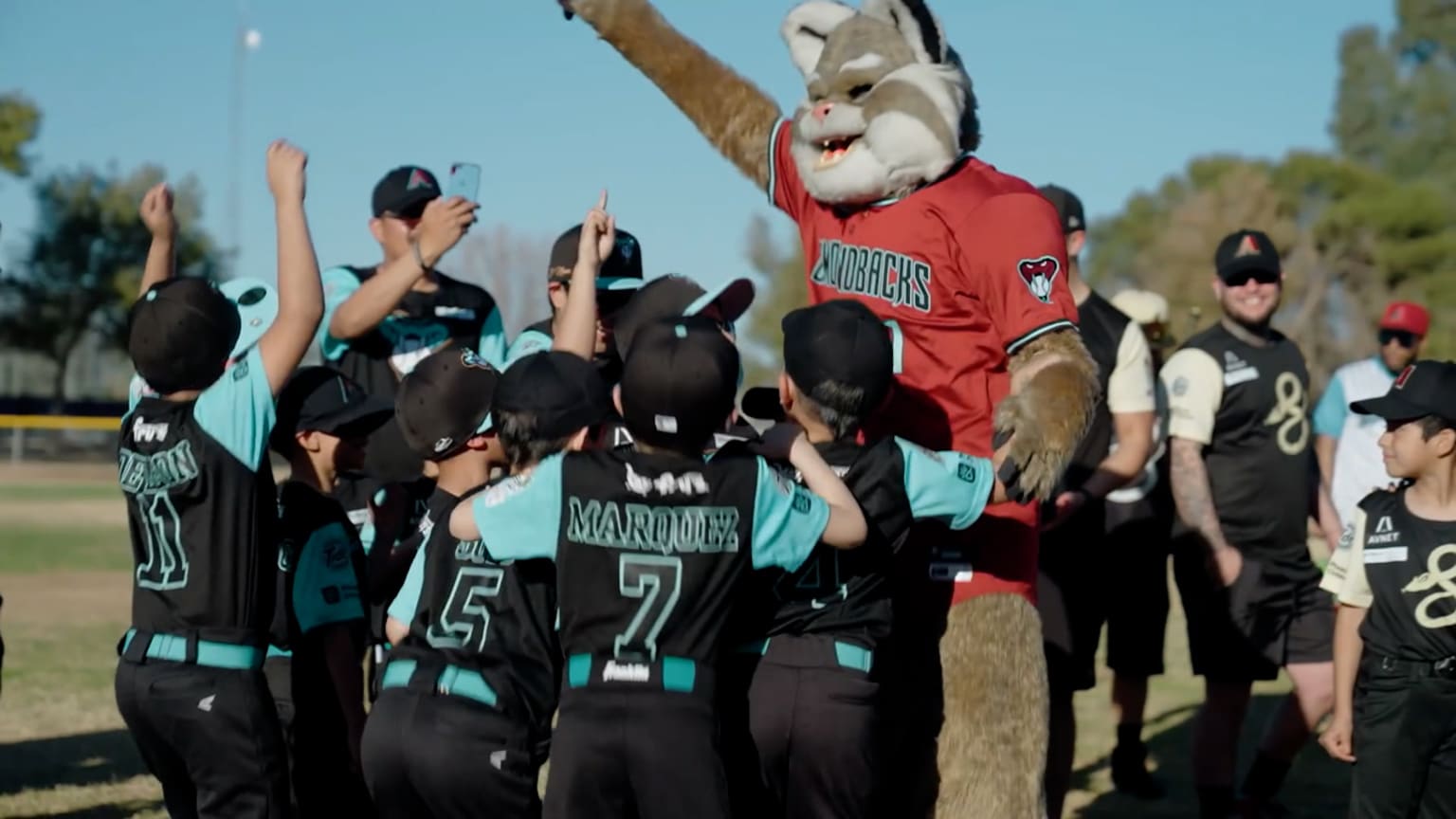 D-backs open two new youth baseball fields | 03/03/2025 | Arizona ...