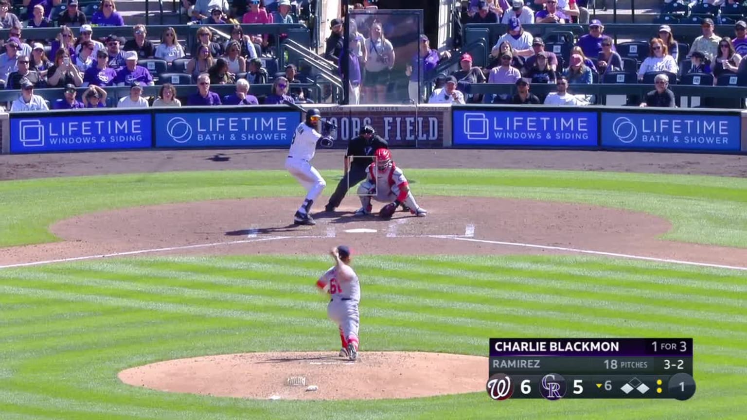 Charlie Blackmon hits an RBI single | 04/09/2023 | MLB.com
