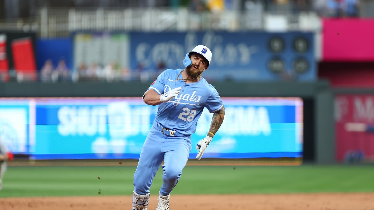 Kyle Isbel lines a triple to right | 05/16/2025 | Kansas City Royals