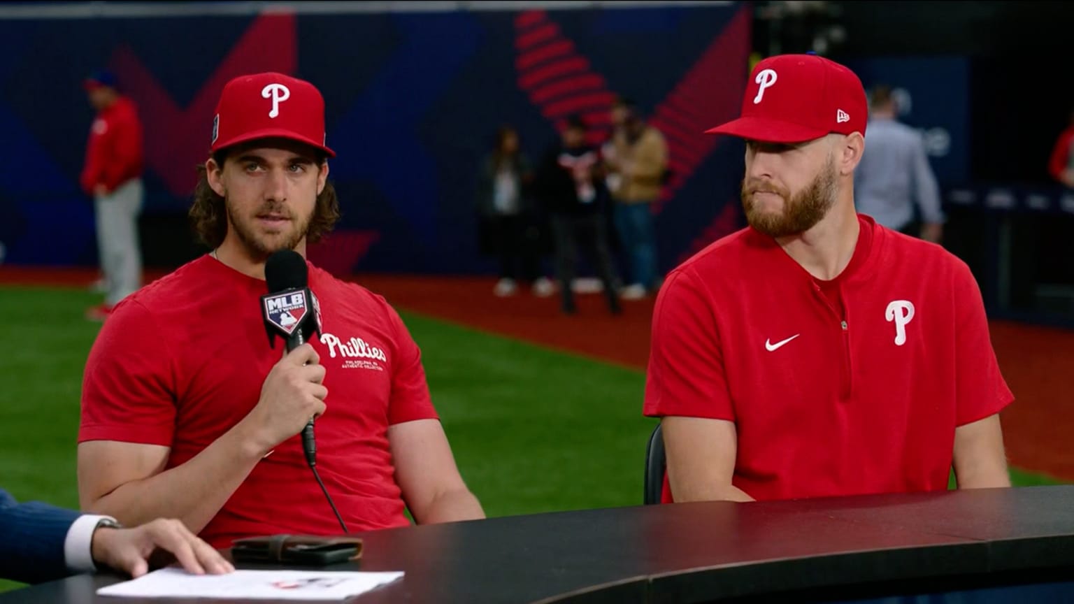 Zack Wheeler, Aaron Nola on Phillies' chemistry | 06/08/2024 | New York ...