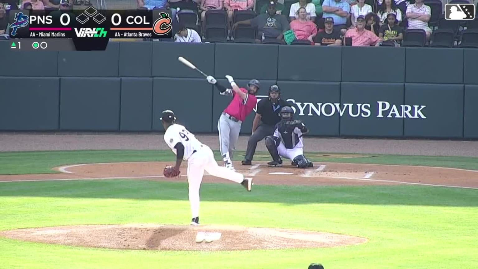 Joe Mack's solo homer | 04/19/2025 | Miami Marlins