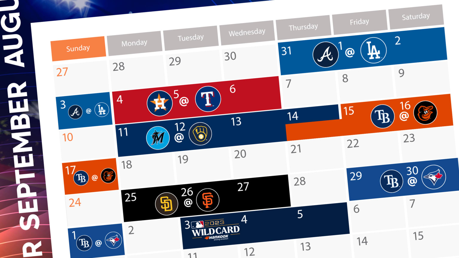 Get ready for some of the biggest remaining series | 08/23/2023 | MLB.com