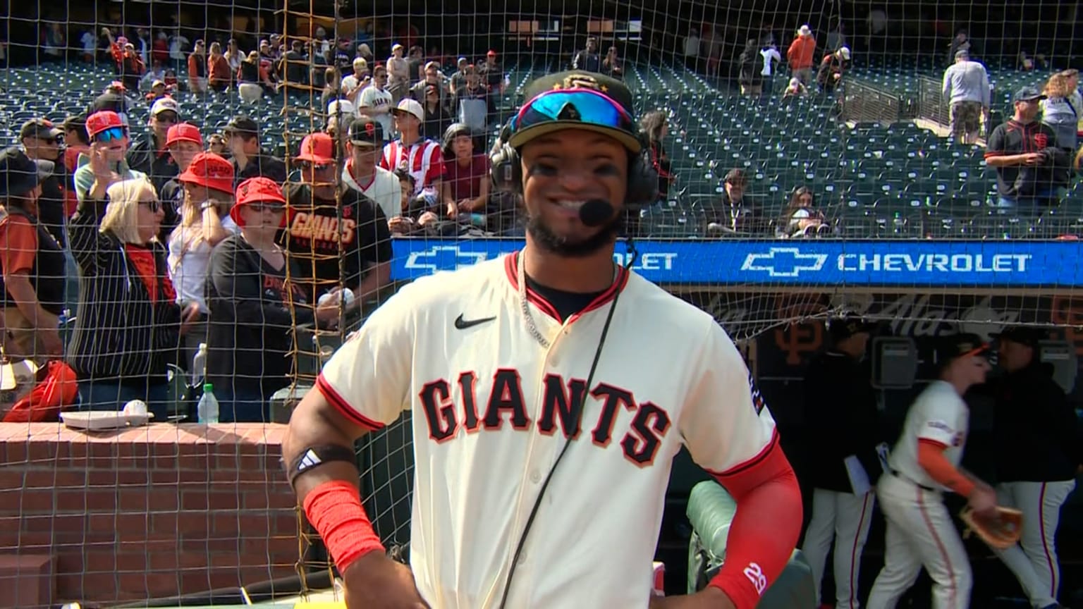 Luis Matos reacts to his big game vs. Rockies | 05/18/2024 | San ...