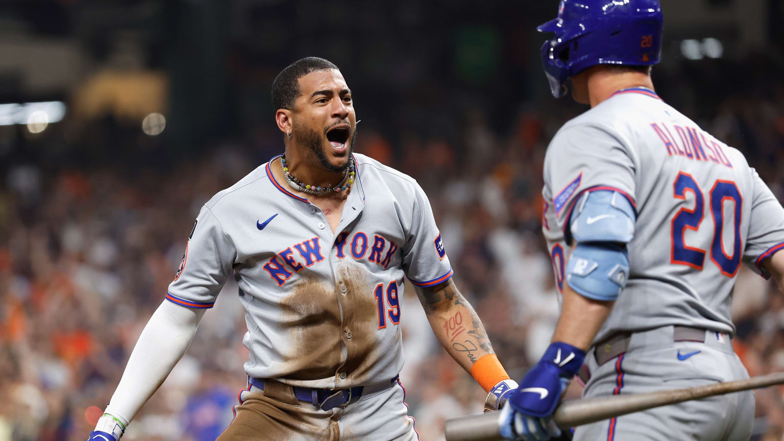 José Siri llega a home en un roletazo | 29/03/2025 | Los Mets de Nueva York