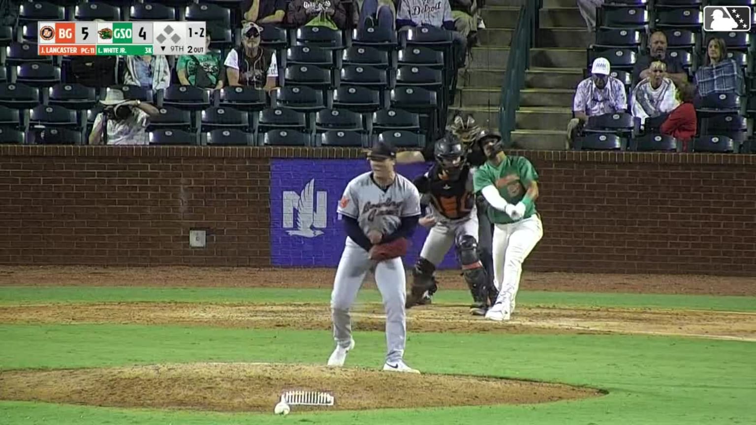 Jackson Lancaster's clutch strikeout | 09/04/2024 | Tampa Bay Rays