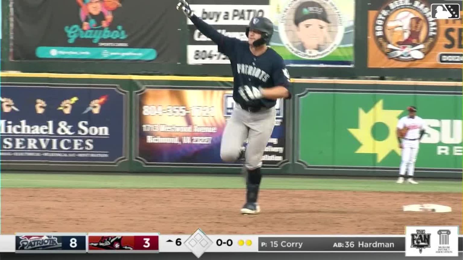 Tyler Hardman's three-run home run | 06/26/2024 | New York Yankees