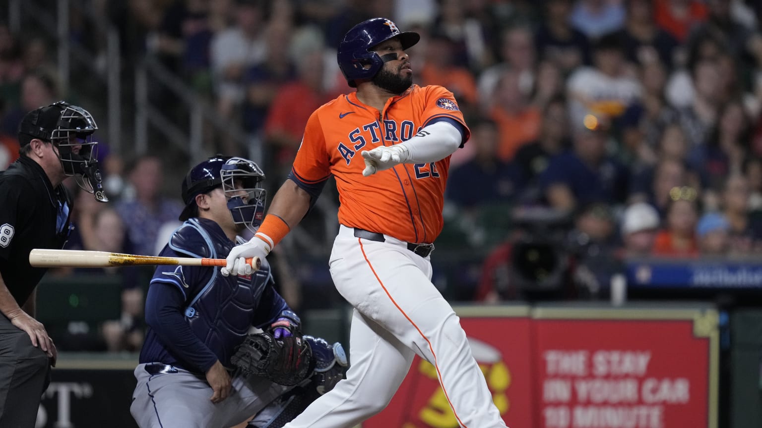 Jon Singleton's RBI single | 08/02/2024 | Houston Astros
