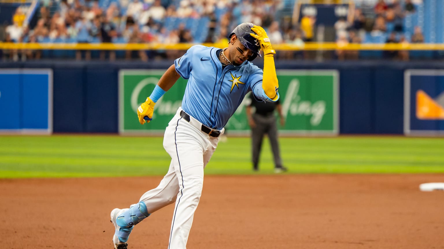 Christopher Morel da jonrón solitario en el 1ro | 31/07/2024 | Los Rays ...