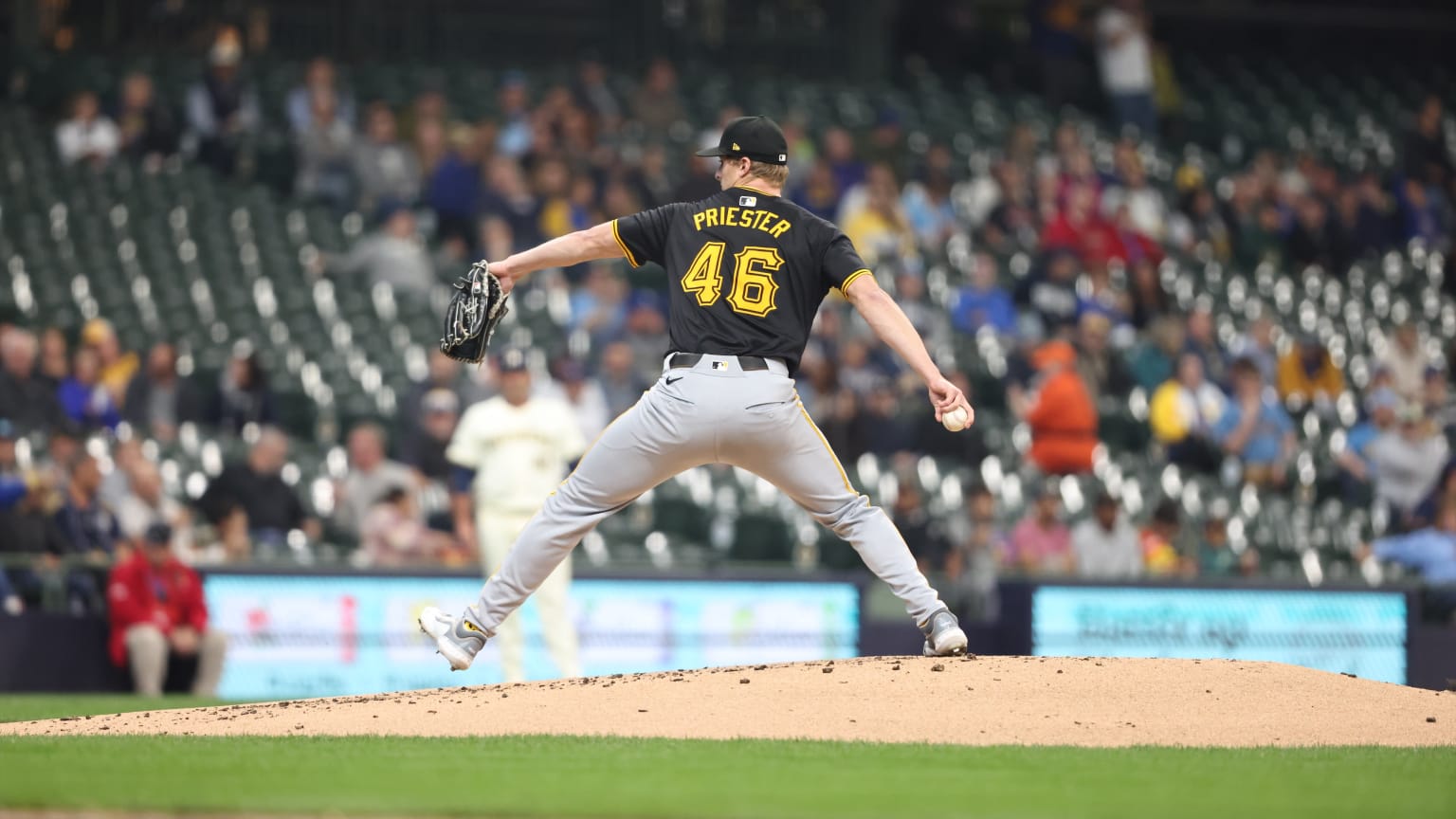 Quinn Priester whiffs Jackson Chourio | 05/14/2024 | Pittsburgh Pirates