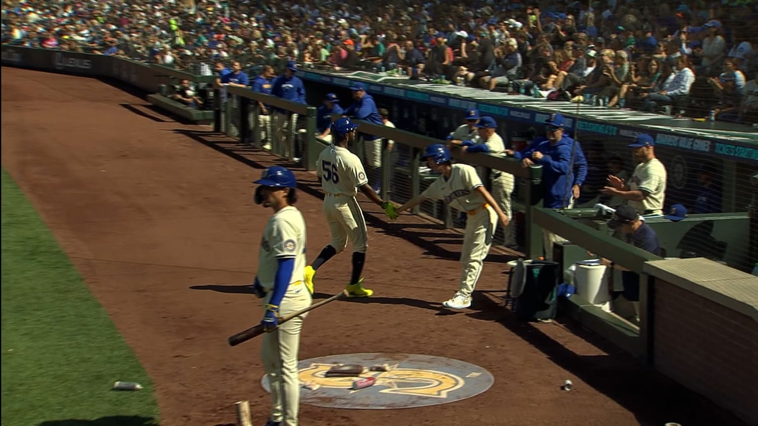 Mariners score on double play | 08/25/2024 | Seattle Mariners