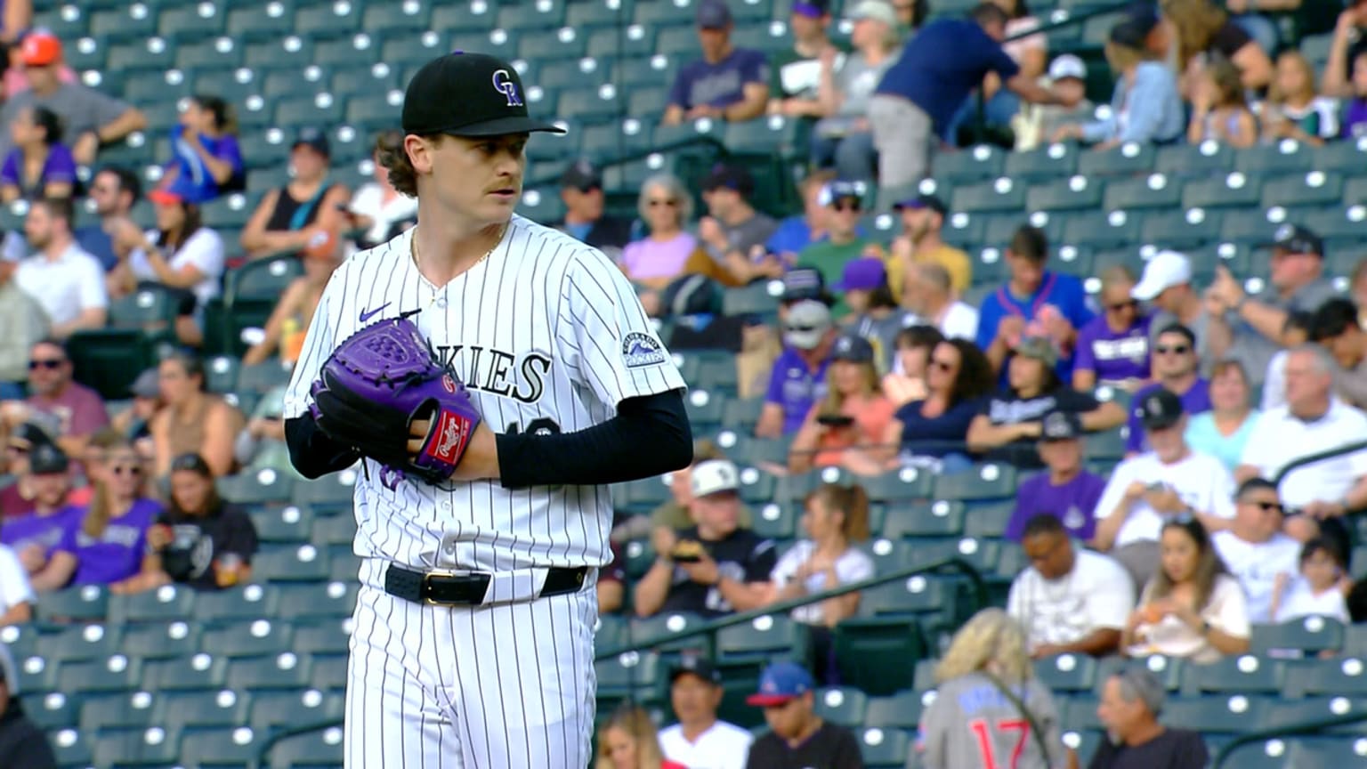 Ryan Feltner strikes out Brandon Nimmo | 08/07/2024 | Colorado Rockies