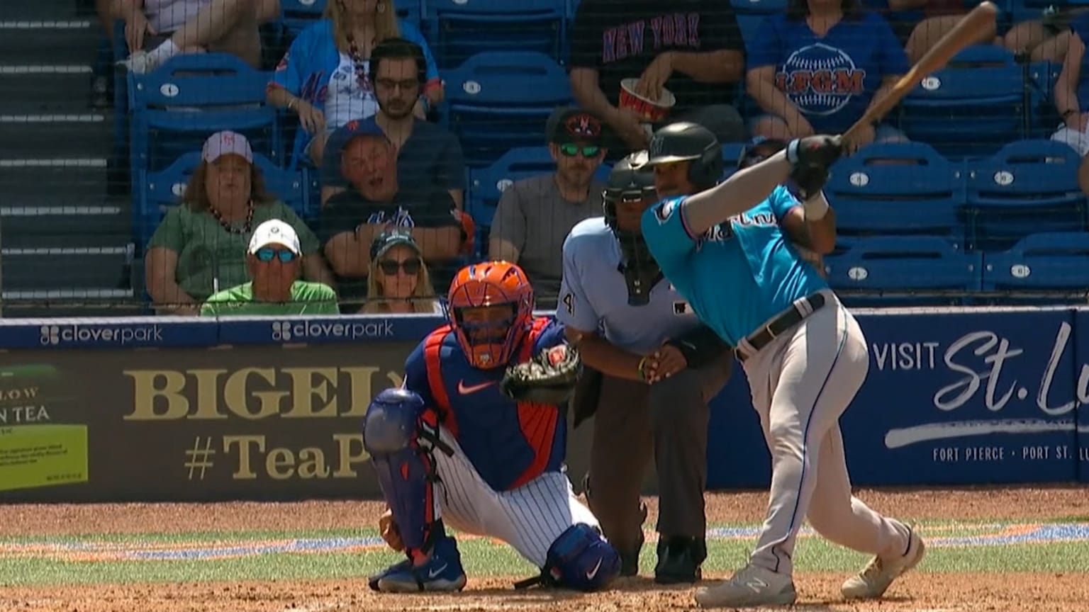 Dane Myers' opposite-field home run | 03/17/2024 | Miami Marlins