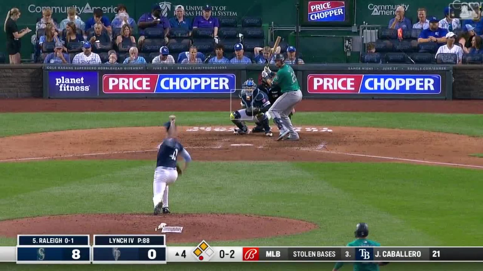 Daniel Lynch IV strikes out Cal Raleigh in the 4th | 06/07/2024 ...