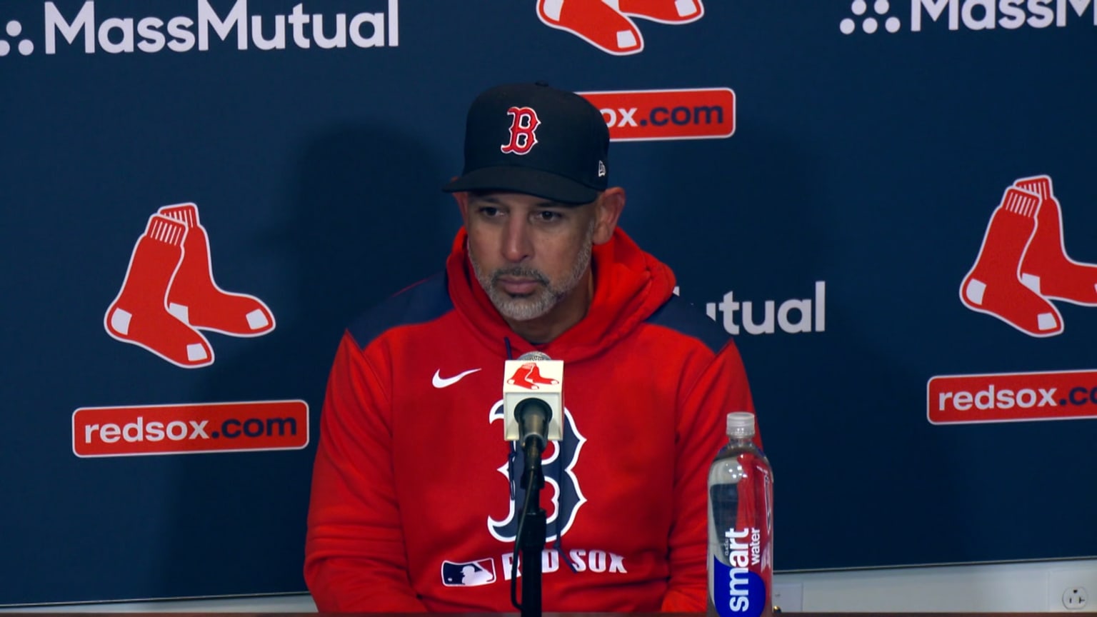 Alex Cora on Richard Fitts, Ceddanne Rafaela's catch | 04/07/2025 | MLB.com