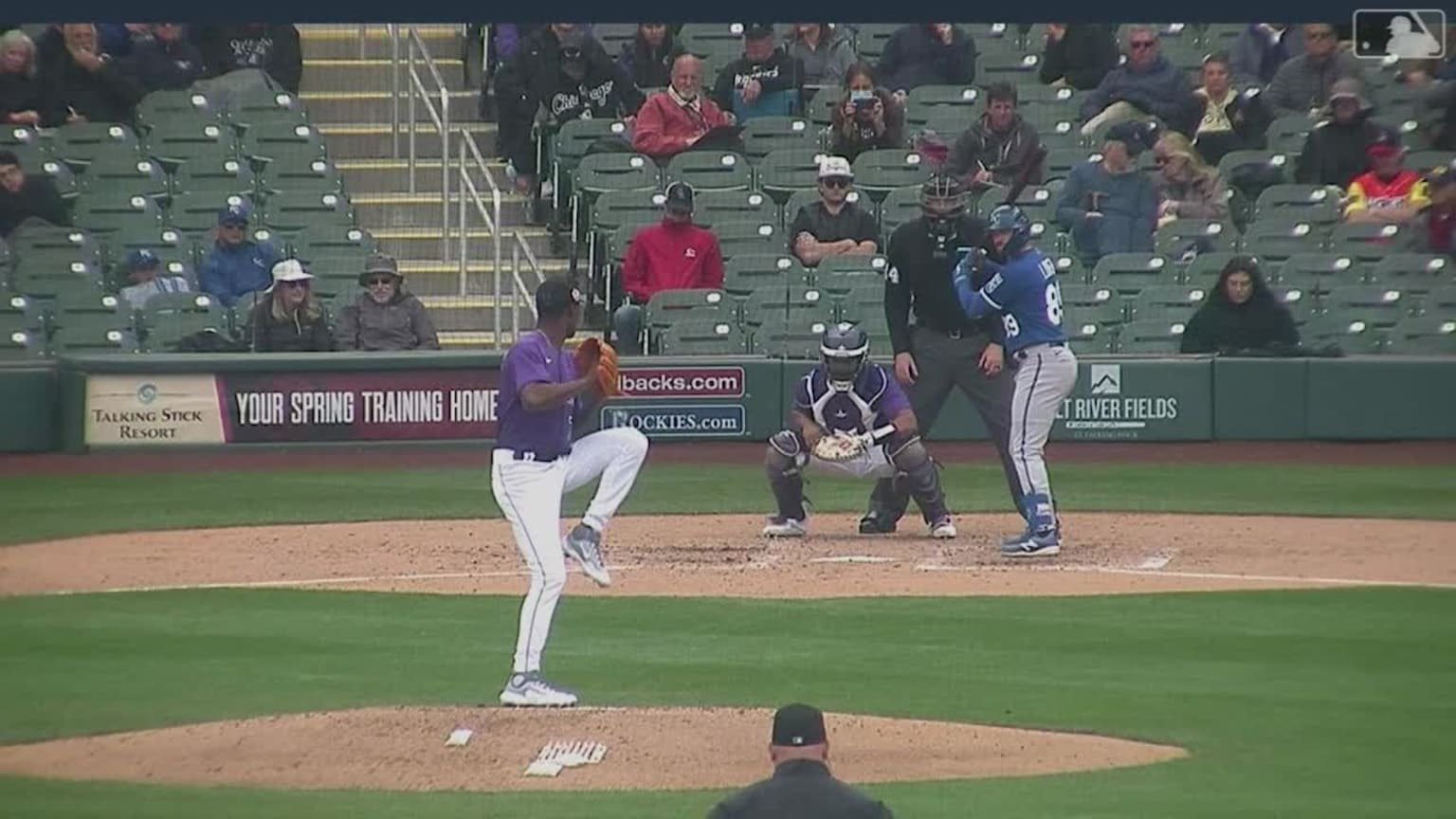 Nick Loftin hits a two-run double into left field | 03/01/2023 | Kansas ...