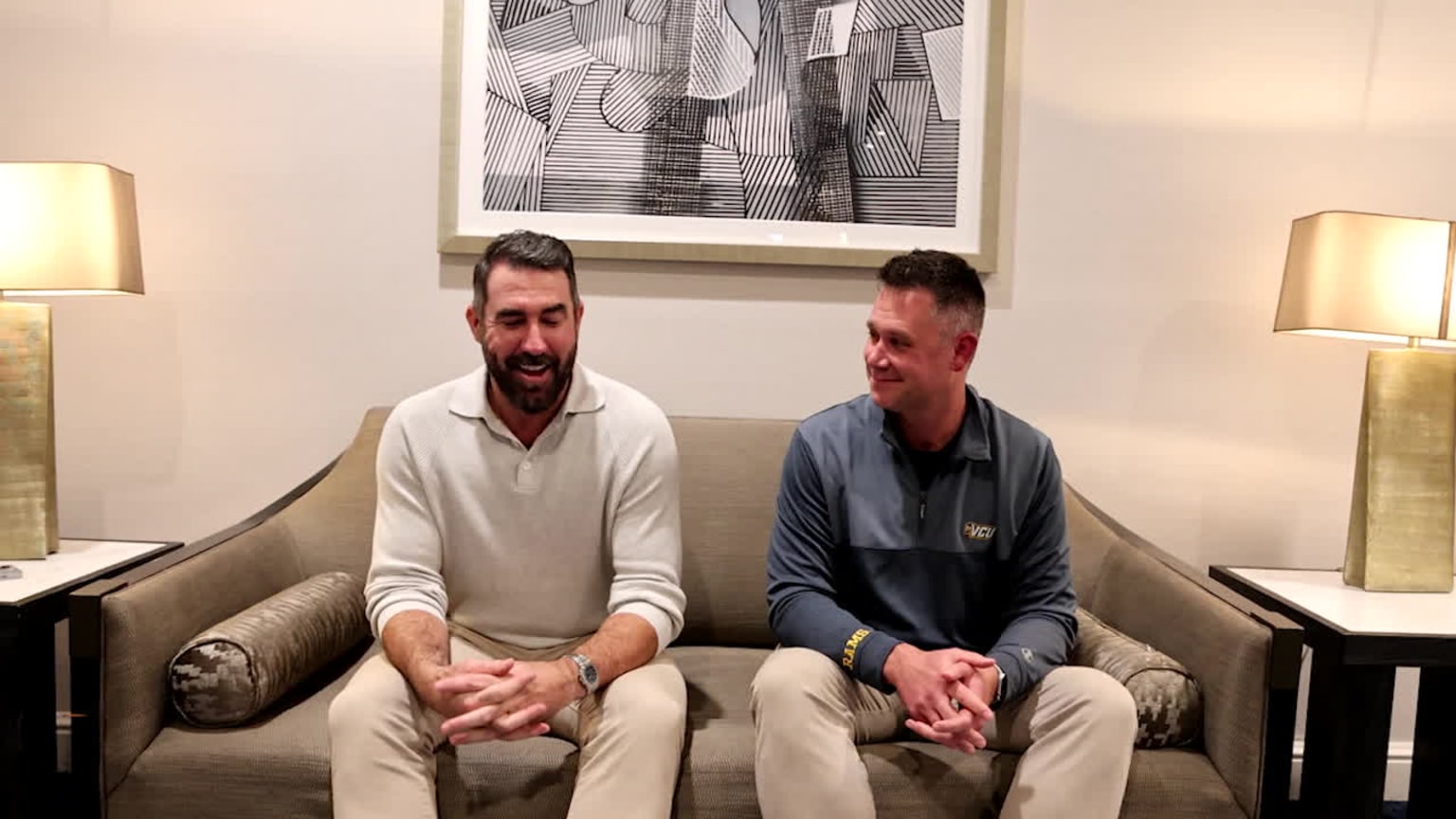 Justin Verlander and Justin Orenduff reunite | 04/22/2024 | MLB.com