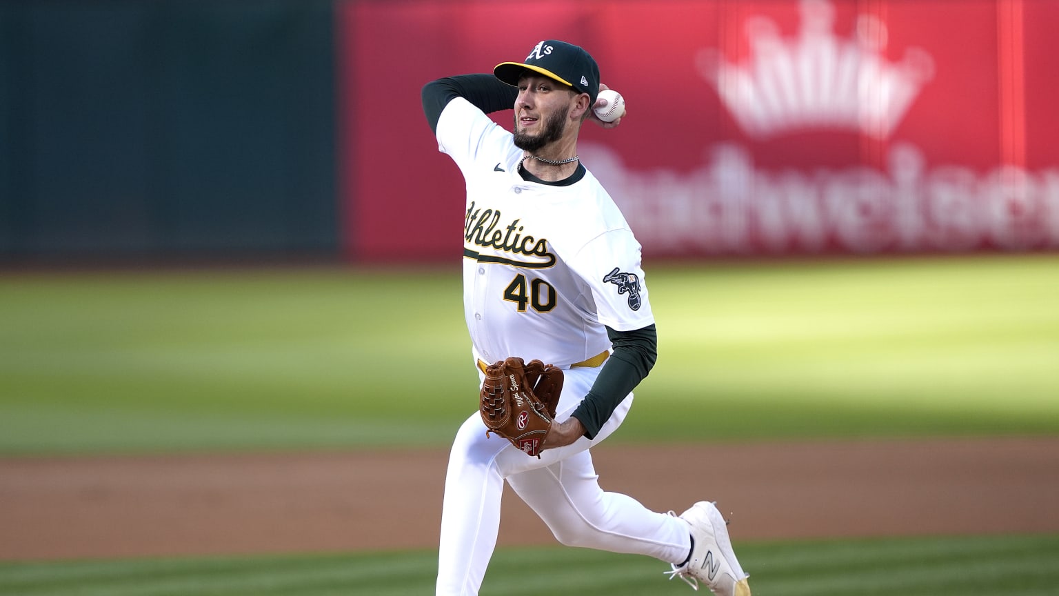 Mitch Spence strikes out Jordan Beck | 05/22/2024 | Athletics