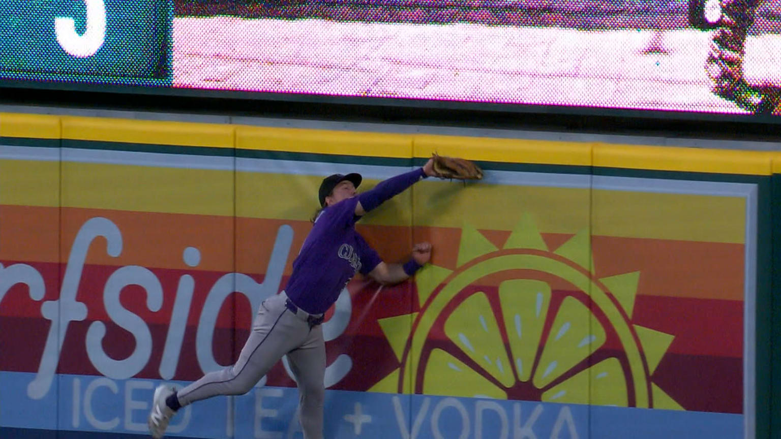 Jake McCarthy's leaping catch | 06/03/2026 | Colorado Rockies